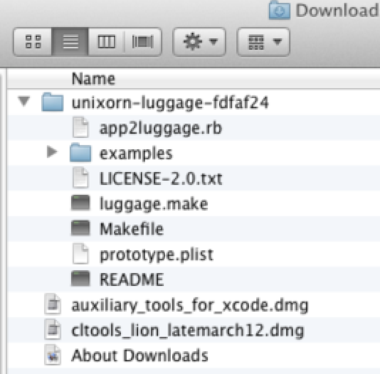 Getting Started With the Luggage · Nuts and Bolts